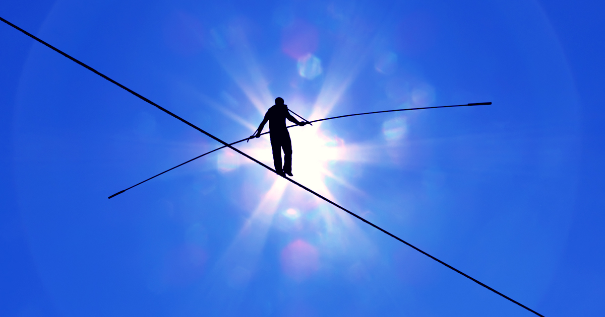 Walking the innovation tightrope