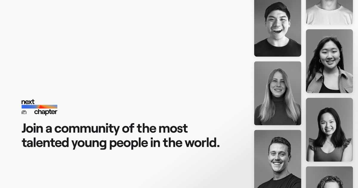 Next Chapter | Join talented young founders and investors