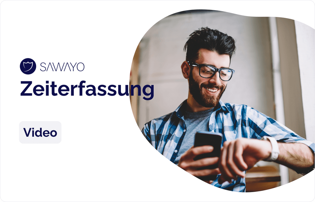 Digital time recording simple and legally secure Sawayo
