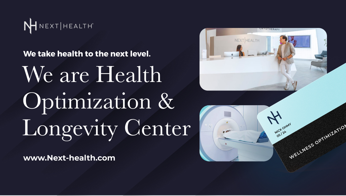 Health Optimization & Longevity Center | NEXT HEALTH