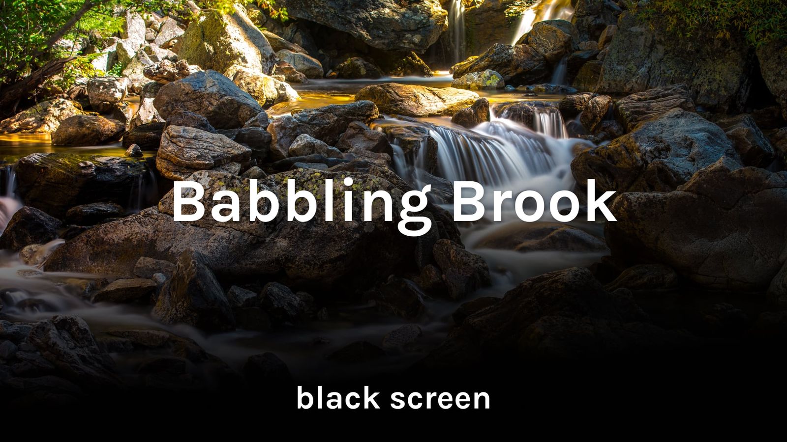 Babbling Brook - 10 Hours | Sounds for Deep Sleep