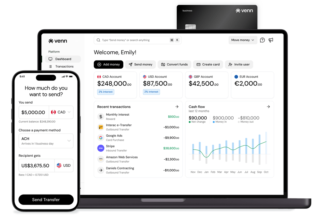 Venn - Canadian Business Banking, Accounts, and Corporate Cards