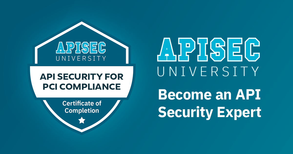 API Security for PCI Compliance | Training for AppSec & DevSecOps in ...
