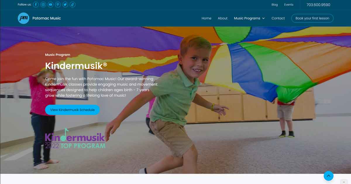 Kindermusik® Classes at Potomac Music in Lorton, VA