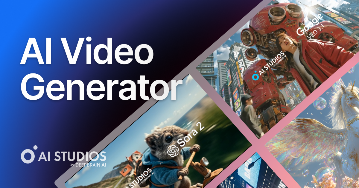 AI Studios | Générateur de vidéos IA de qualité studio, propulsé par ...