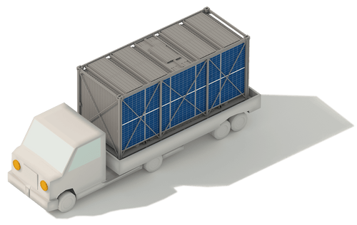 Solarcontainer: The mobile solar system