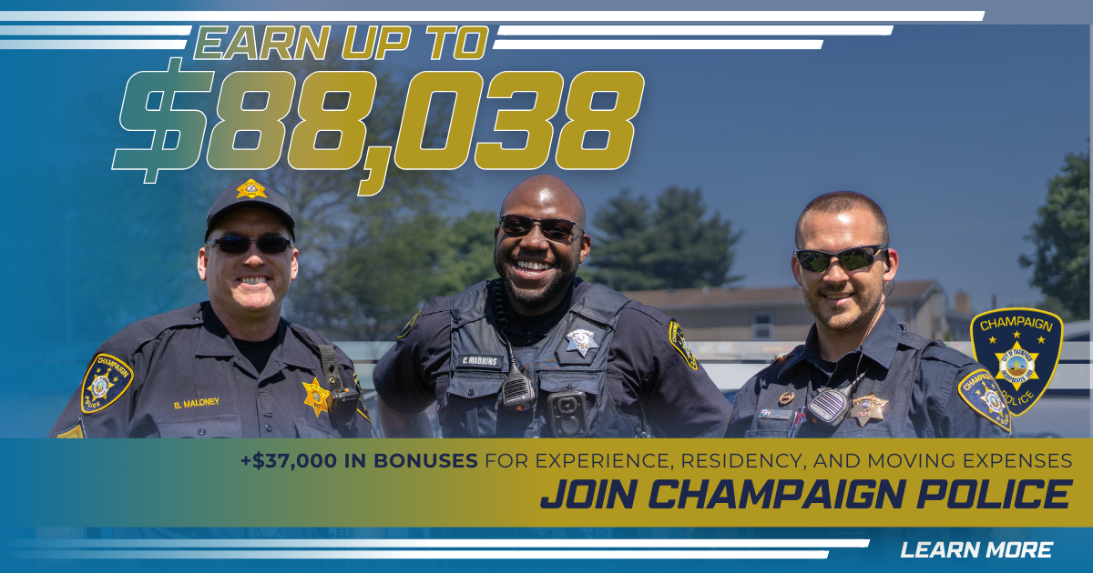 Join the Champaign Police Department as a Police Officer