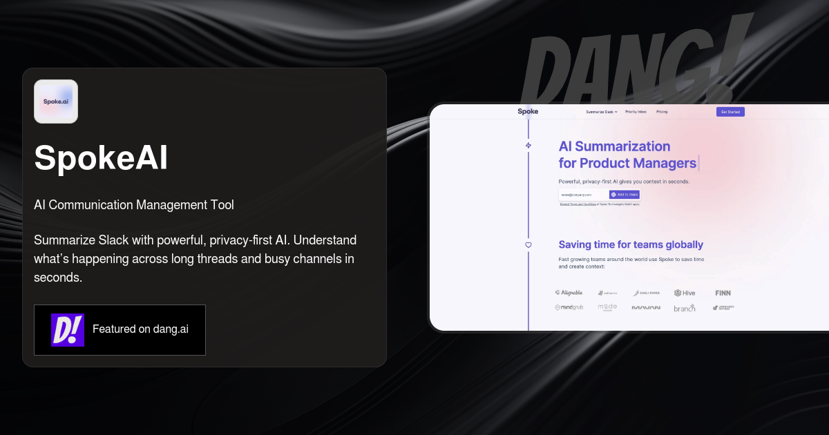 AI Communication Management Tool - SpokeAI - What happened to spoke.ai? Why Did SpokeAI Shut Down?
