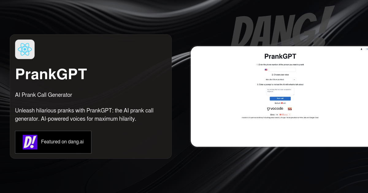 AI Prank Call Generator - PrankGPT
