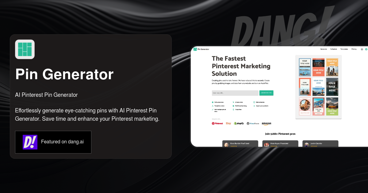 AI Pinterest Pin Generator - Pin Generator
