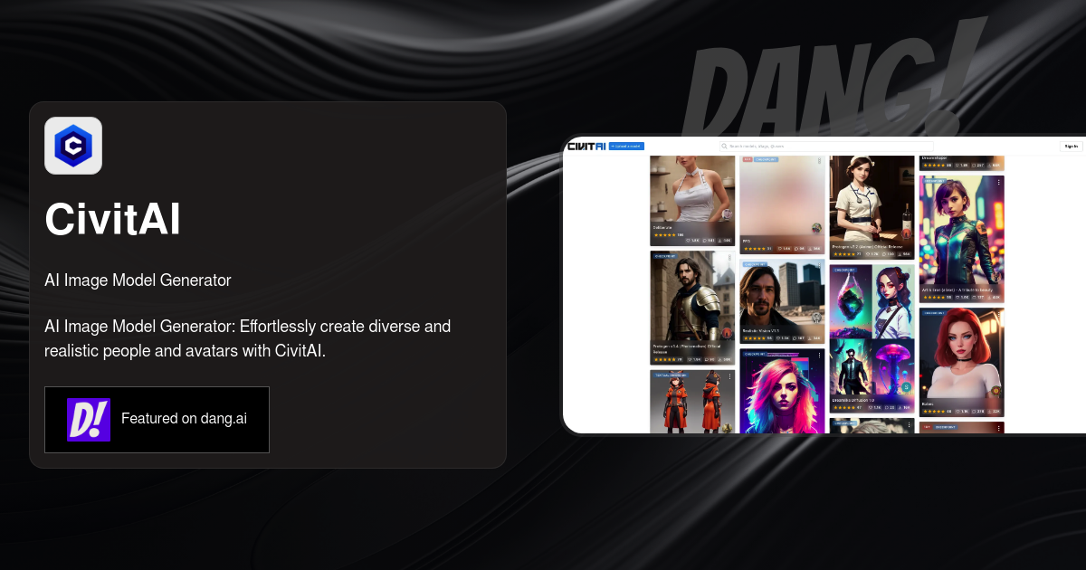 AI Image Model Generator - CivitAI