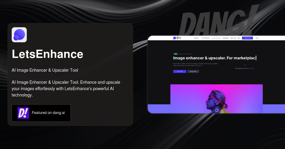AI Image Enhancer & Upscaler Tool - LetsEnhance