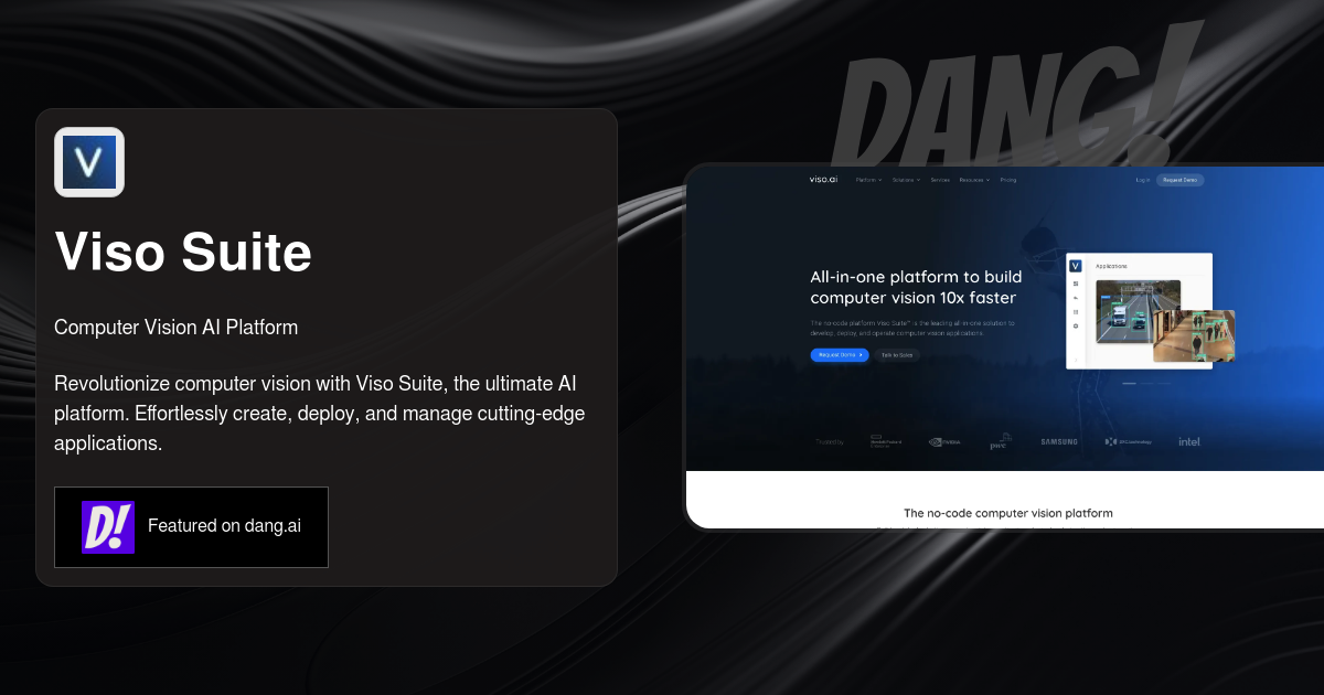 Computer Vision AI Platform - Viso Suite