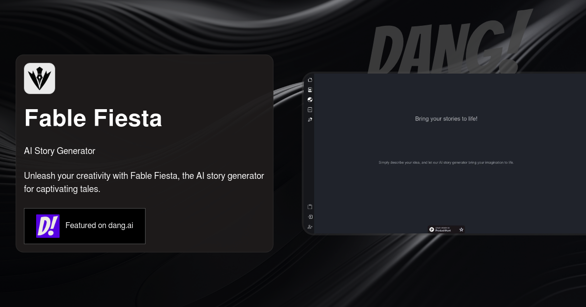 AI Story Generator - Fable Fiesta