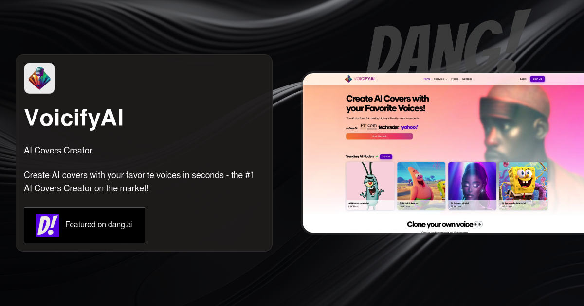 AI Covers Creator - VoicifyAI - What happened to voicify.ai? Why Did VoicifyAI Shut Down?