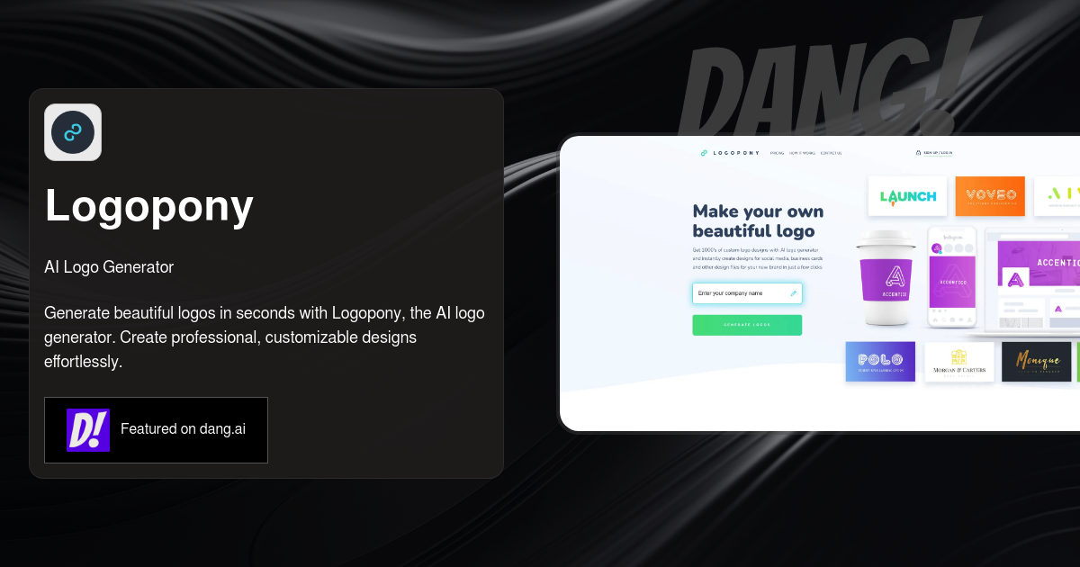 Logopony AI Your AI-Powered Logo Design Companion - Media Watch