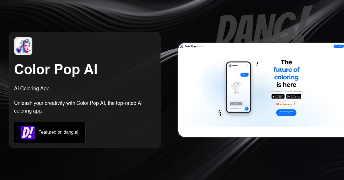AI Coloring App - Color Pop AI