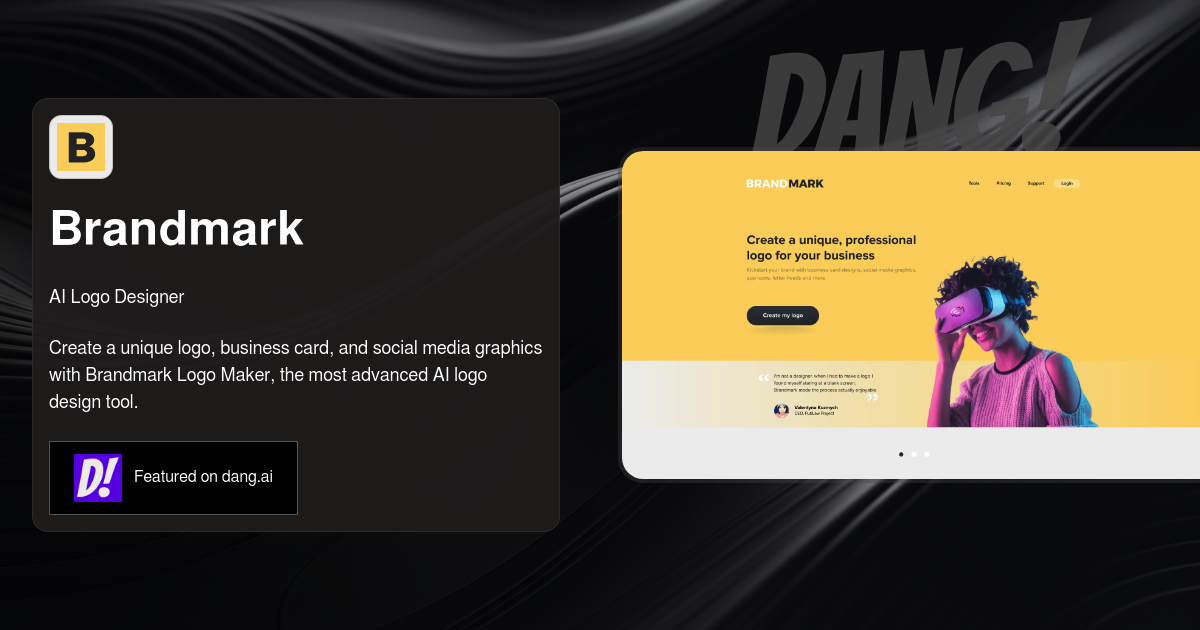 AI Logo Designer - Brandmark