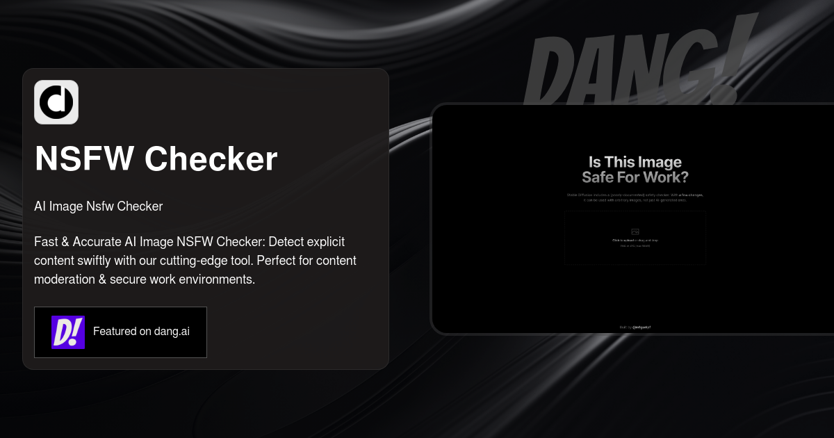 AI Image Nsfw Checker - NSFW Checker