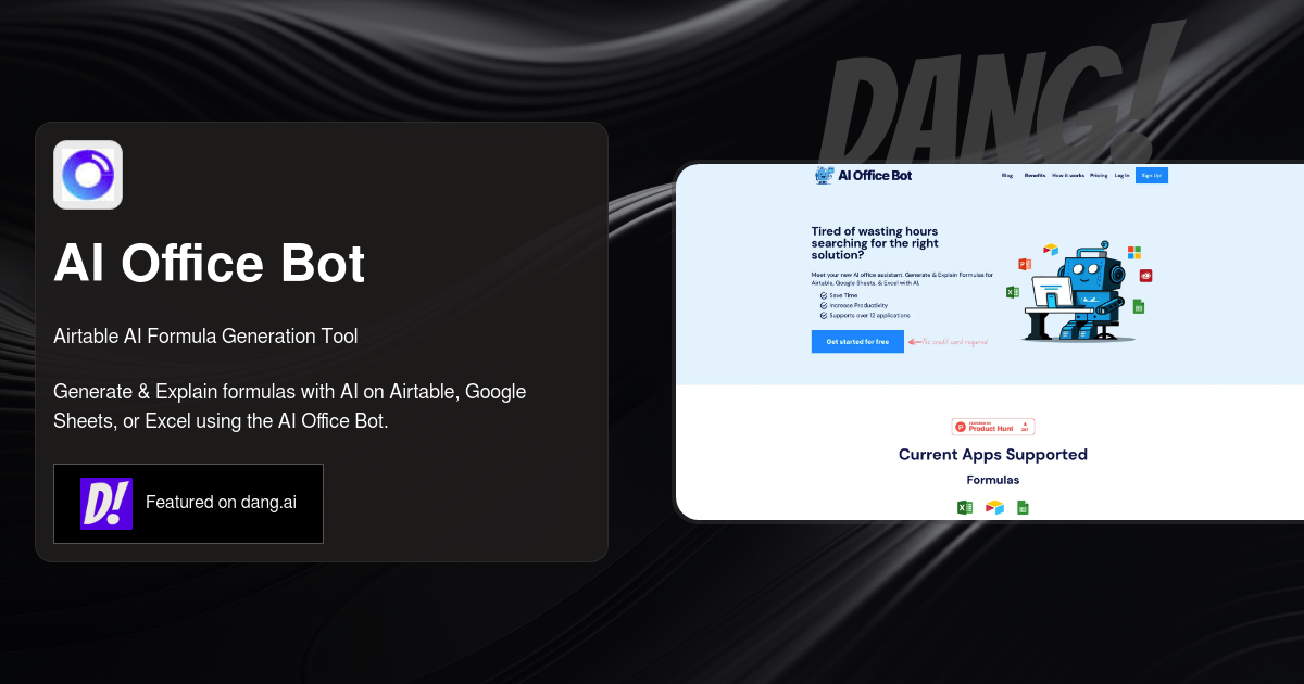 Airtable AI Formula Generation Tool - AI Office Bot - What happened to ...