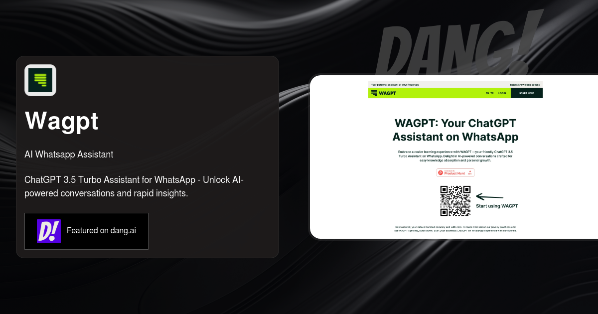 AI Whatsapp Assistant - Wagpt - What happened to wagpt.io? Why Did ...