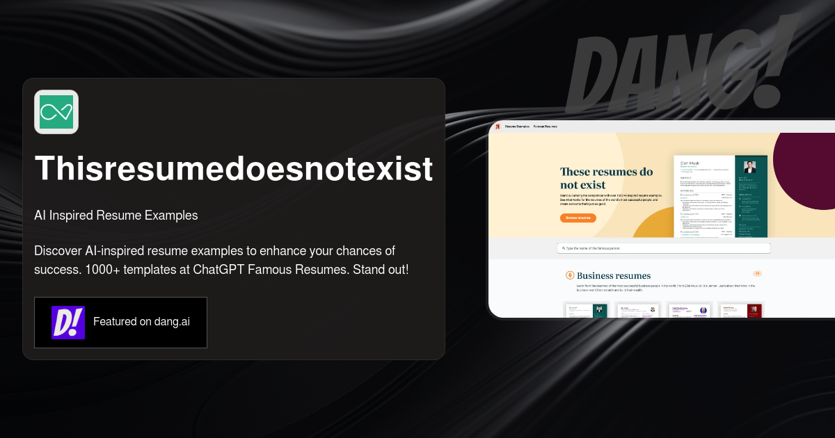 AI Inspired Resume Examples - Thisresumedoesnotexist