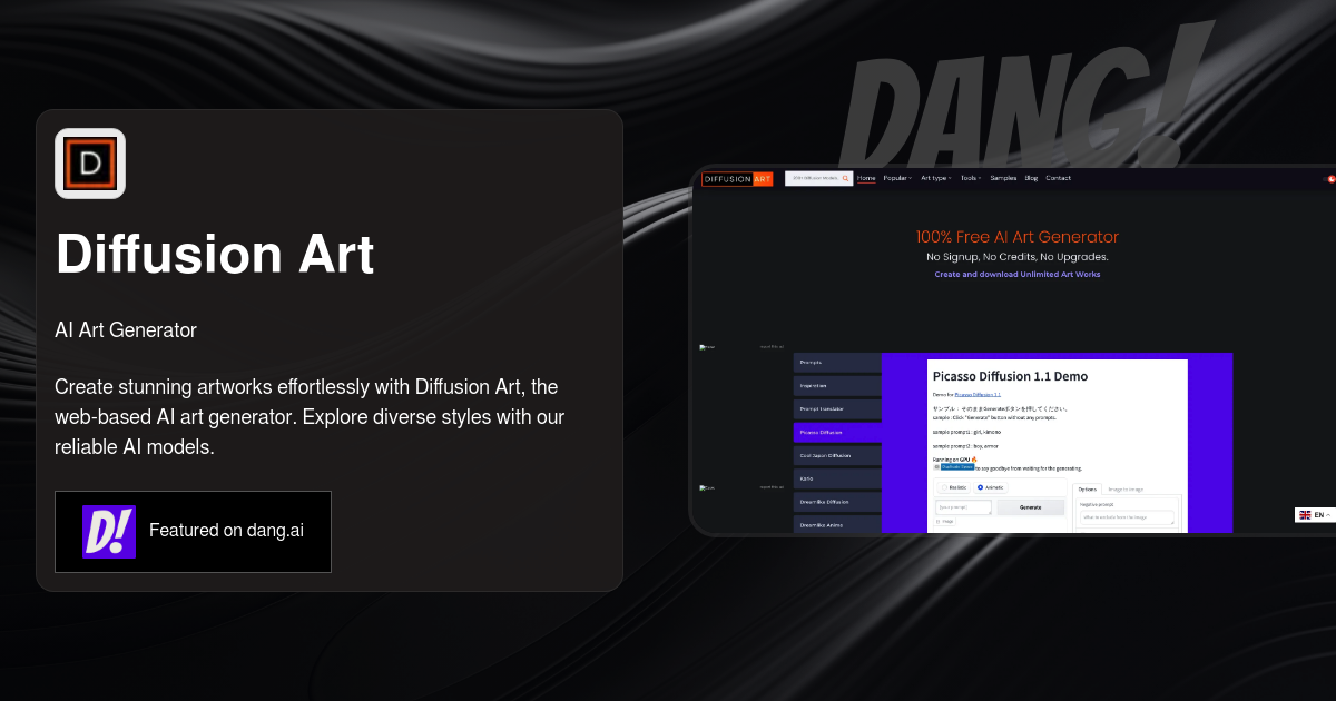 AI Art Generator - Diffusion Art