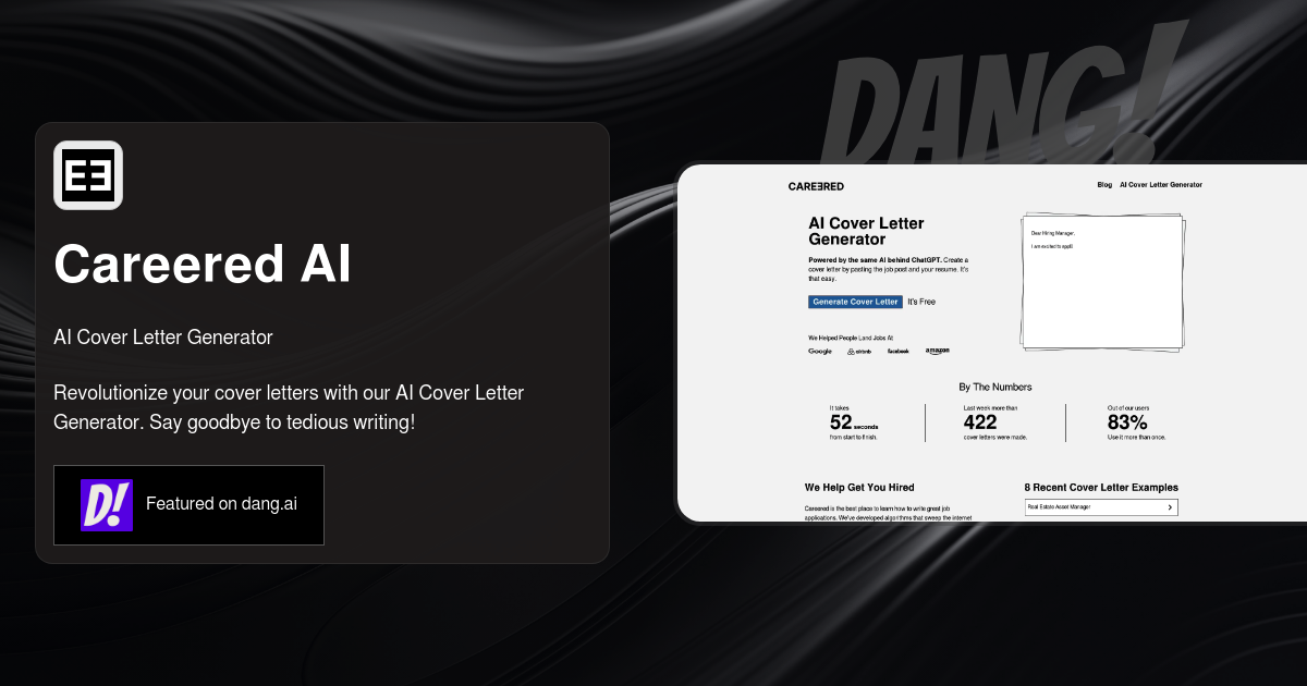 AI Cover Letter Generator - Careered AI