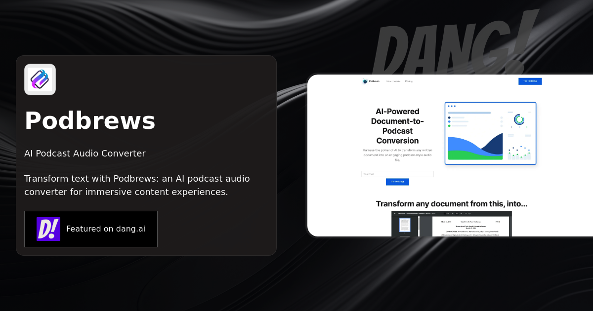 AI Podcast Audio Converter - Podbrews - What happened to podbrews.com? Why Did Podbrews Shut Down?
