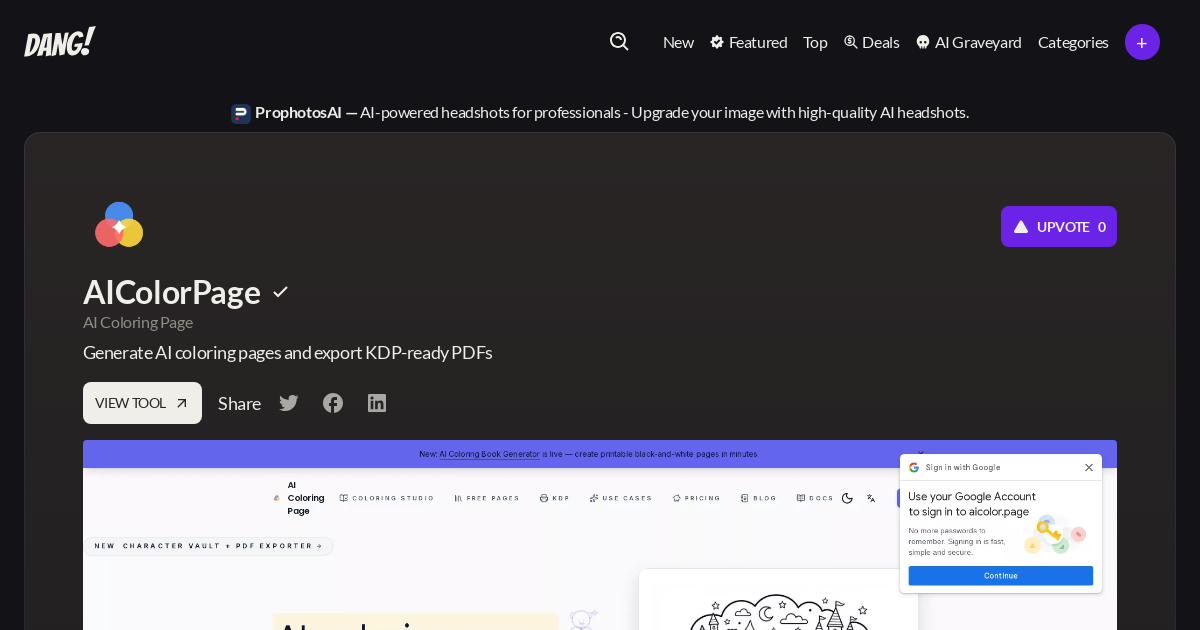 AI Coloring Page - AIColorPage