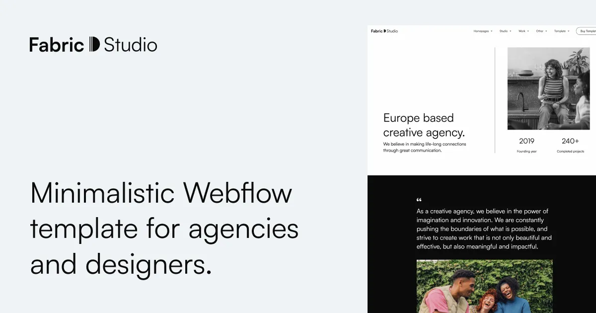 Resources | Fabric Studio - Webflow Ecommerce website template