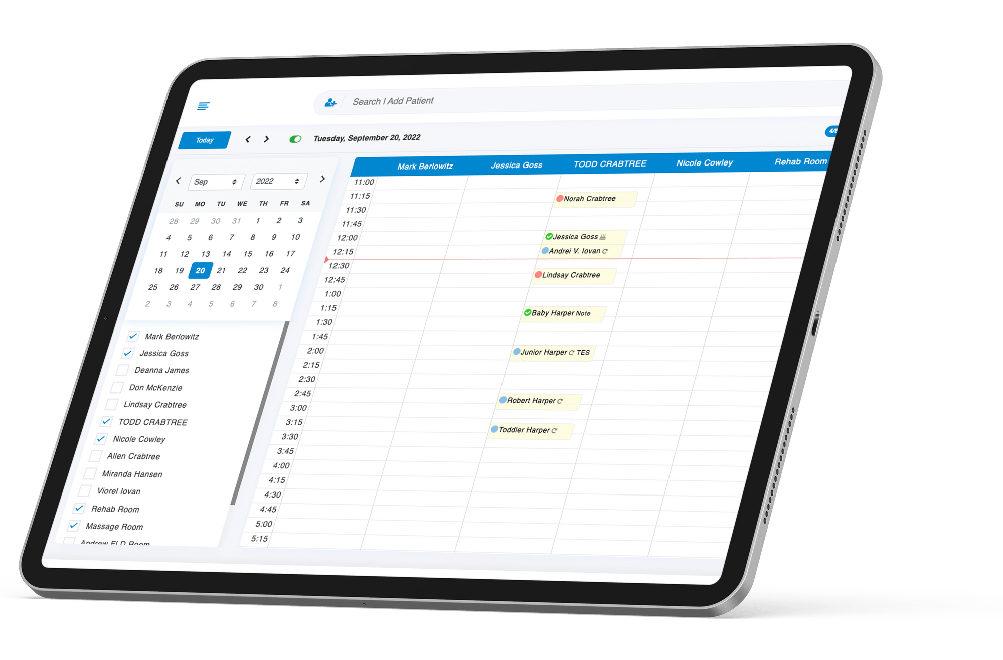 Online Patient Booking & Calendar Solution for Chiropractors