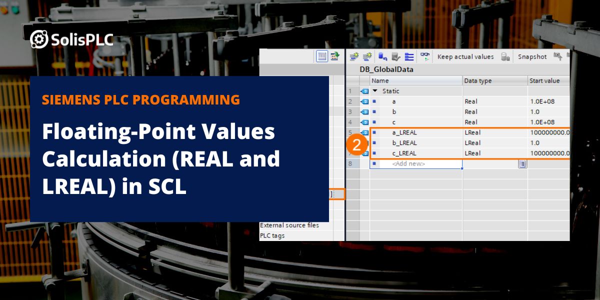 Floating Point Value Calculation Real And Lreal In Scl