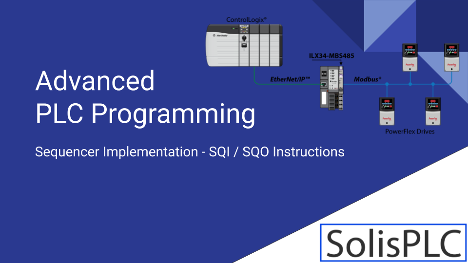 PLC Sequencer Programming - Tutorial on SQI SQO Instructions in RSLogix ...
