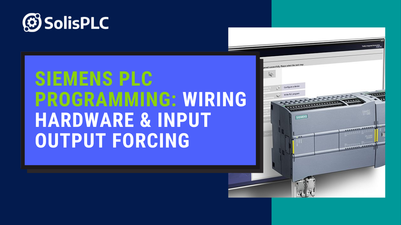 Sensor, Push Button & LED Hardware Wiring Tutorial Inputs Outputs S7-1200