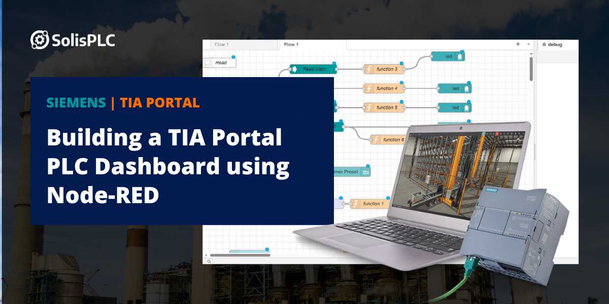 Siemens TIA Portal PLC Dashboard using Node-RED: A Step-by-Step Tutorial