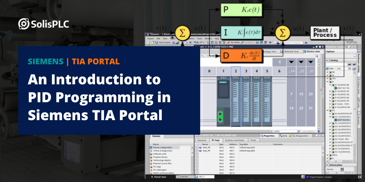 An Introduction to PID Programming in Siemens TIA Portal