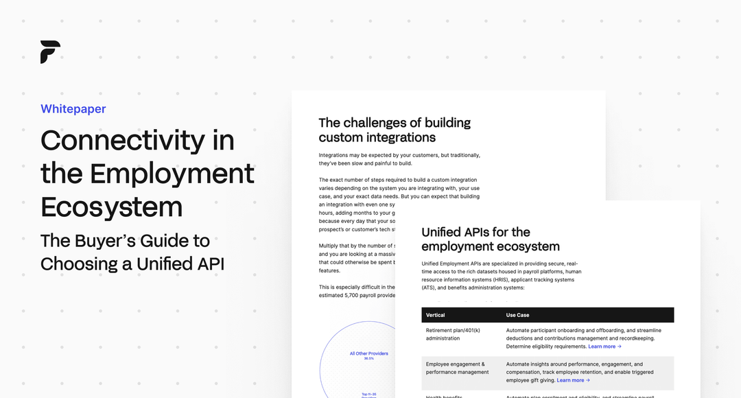 The Buyer’s Guide to Choosing a Unified Employment API | Finch
