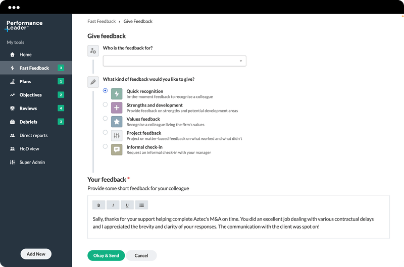 Employee Performance & Feedback