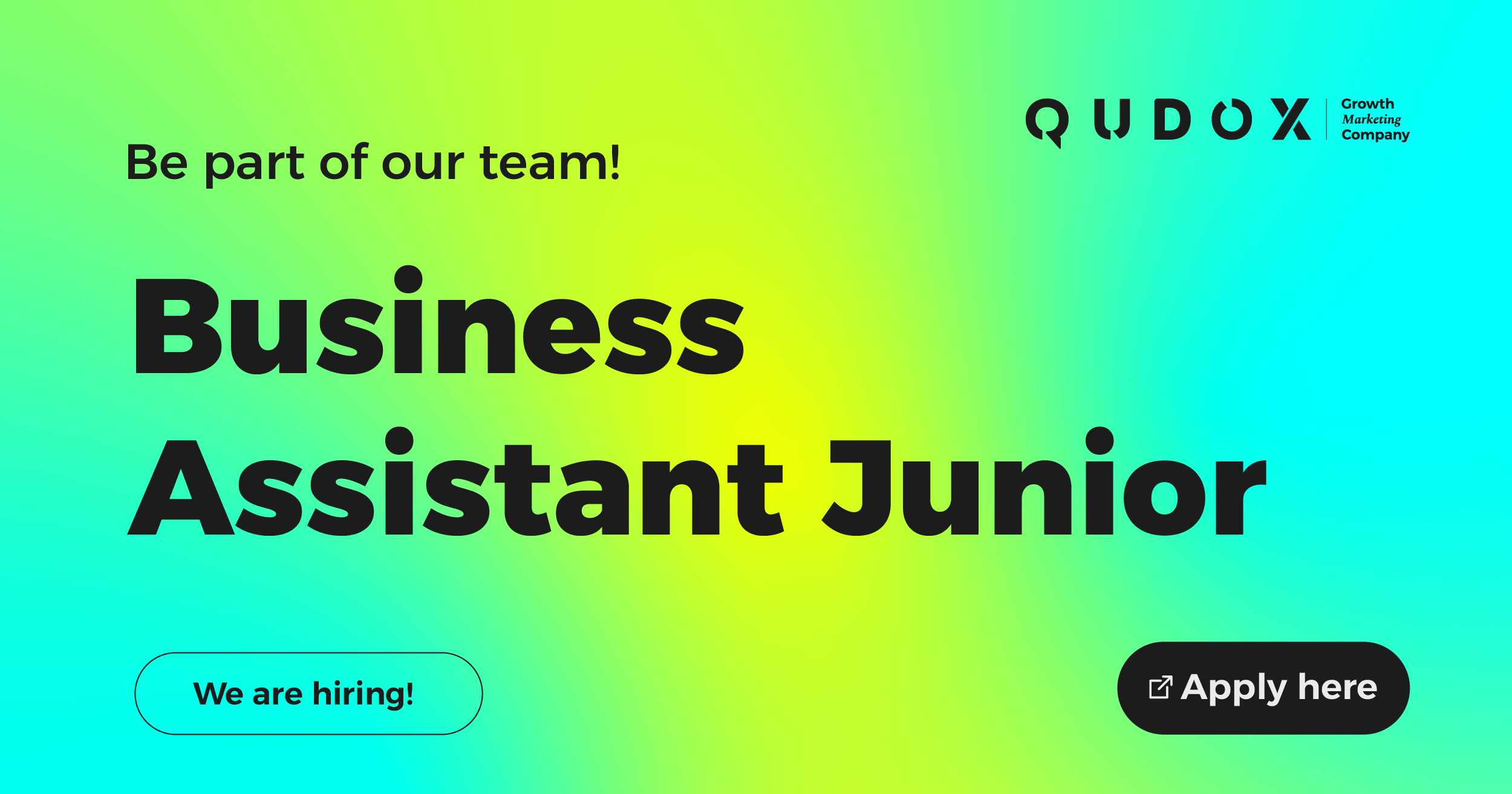 Business Assistant Junior | Qudox