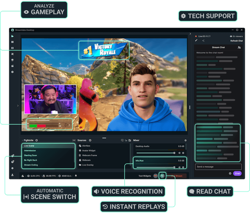 Intelligent Streaming Agent | AI Live Producer, Co-Host, & Tech Support