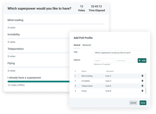 Poll Widget: Create Polls for Twitch & YouTube Chat | Streamlabs
