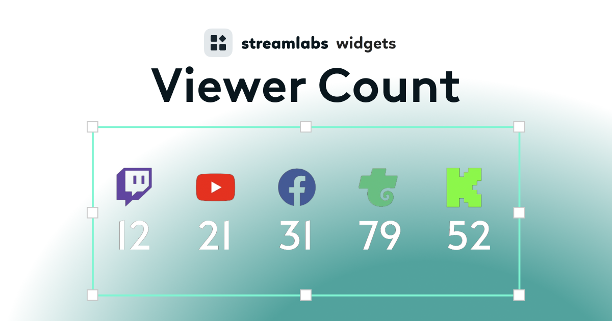 시청자 집계 위젯: Twitch, YouTube, Kick 등에서 시청자 수 표시하기 | Streamlabs