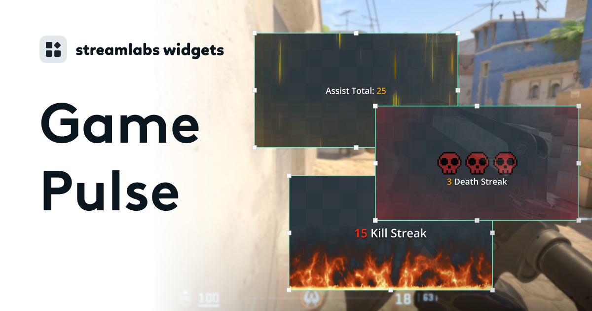 Game Pulse Widget: Turn gameplay into on-screen graphics | Streamlabs