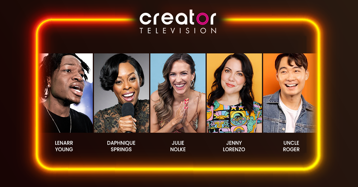 Creator Television® Expands Tentpole Creators Roster