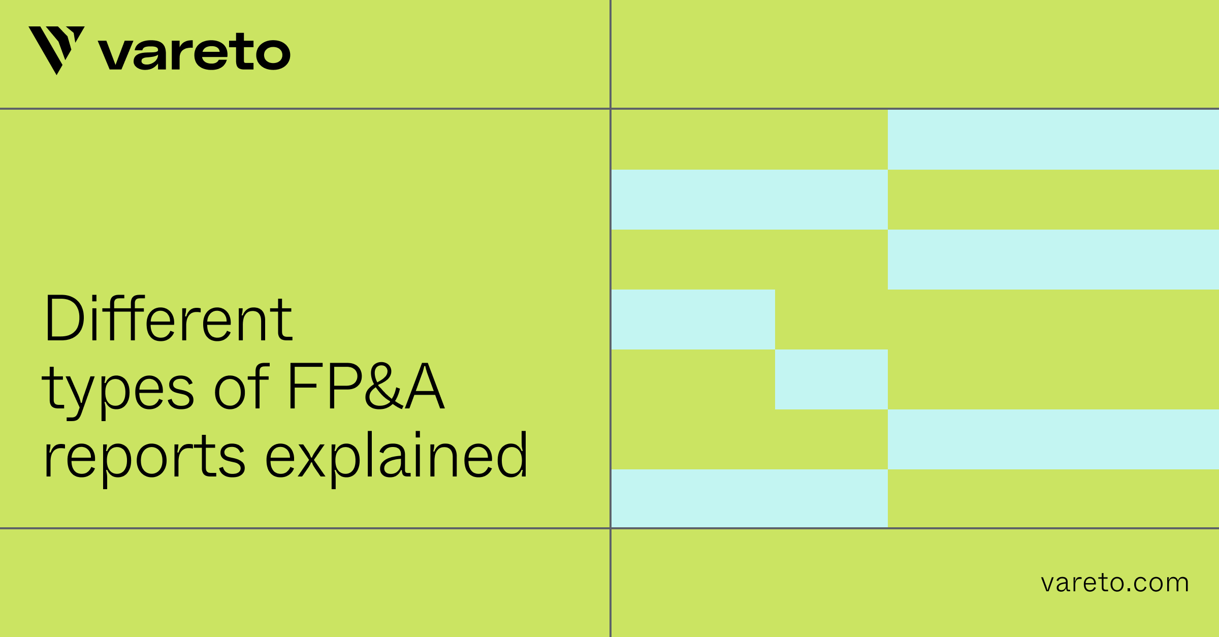 Different types of FP&A reports explained