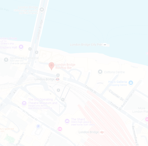 Menus | London Bridge Rooftop Bar