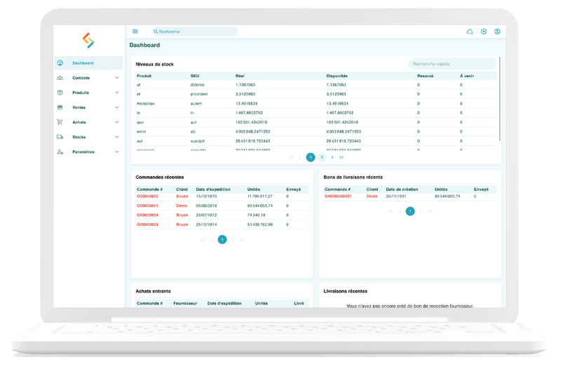 Application de gestion des stocks | Stockpit