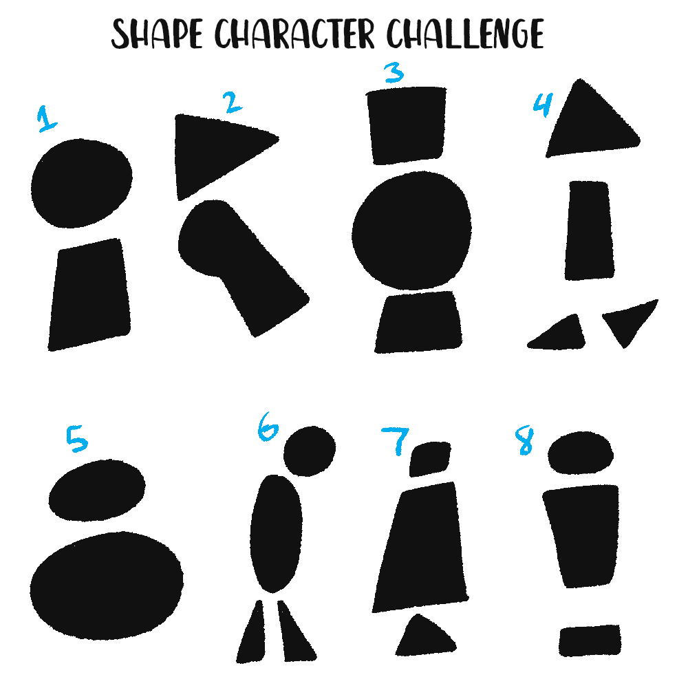 How Shapes Make the Character - Shape-Driven Character Design for Your ...