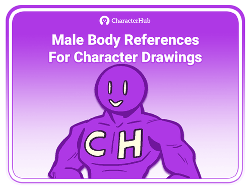 Male Body References For Character Drawings | CharacterHub